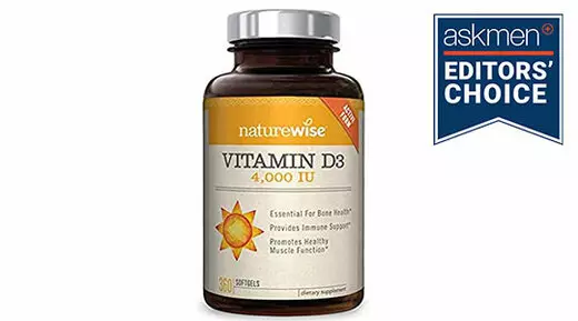 Kalama NatureWise Vitamin D3 nwere baajị nhọrọ nke AskMen Editor na akuku aka nri elu