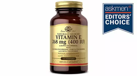 Kalama Solgar Vitamin E 268 MG (400 IU) nwere akara akara AskMen Editor na akuku aka nri elu.