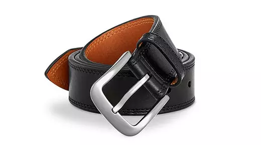 Belt Pwyth Dwbl Shinola