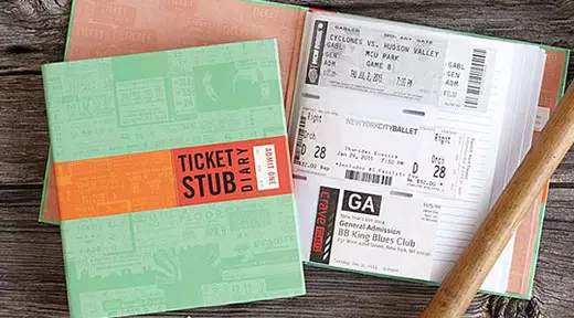 Ticket Stub-dagboek