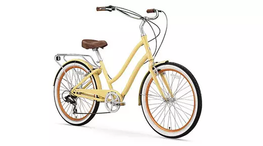 sixthreezero EVRYjourney Vroue se stap-deur hibriede legering Beach Cruiser fiets