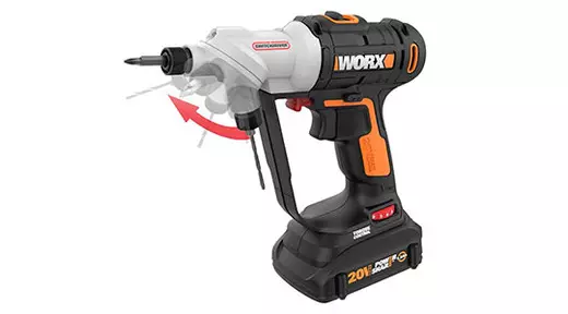 WORX WX176L 20V Преклопник 2-во-1 Бежичен дупчалка и драјвер