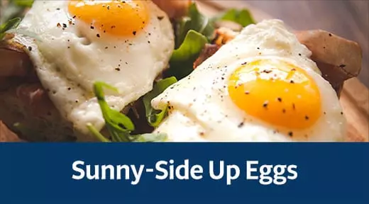 Πώς να μαγειρέψετε αυγά Sunny-Side Up