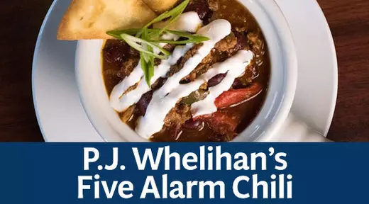 P.J. Whelihan se Five Alarm Chili