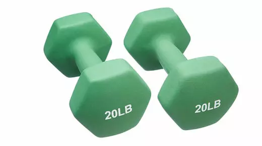 Icyatsi cya Amazone Ibyingenzi Neoprene Dumbbell Intoki Ziremereye