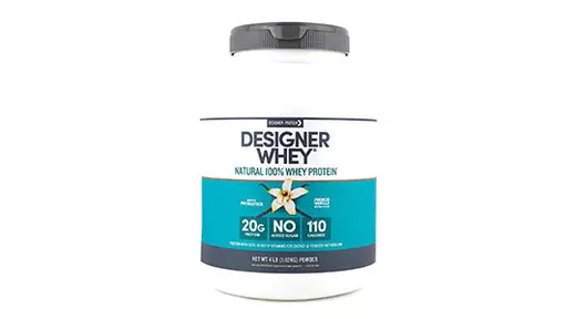 Designer Whey Proteína natural en polvo, vainilla francesa