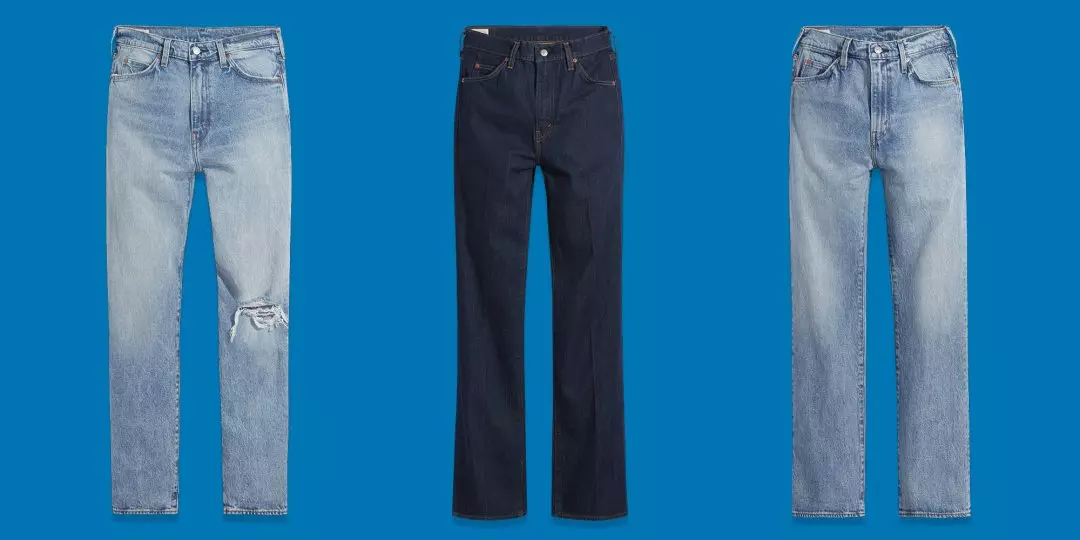 Levi's biedt in retro-look mei heule nije jeans