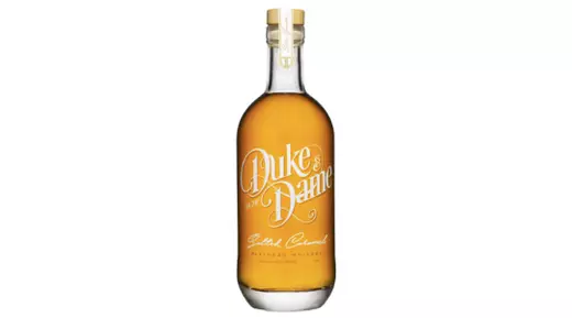 Duke ma Dame salted caramel whisky bottle