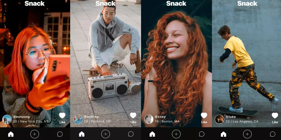 Aip Dhátú Físbhunaithe Nua Cumascann TikTok agus Tinder le Snack