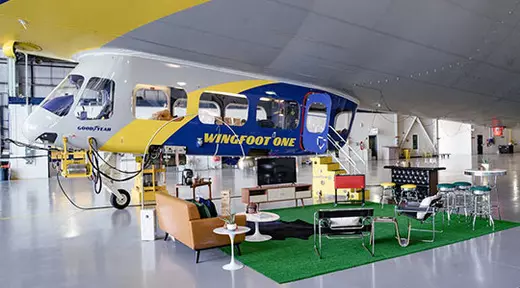 Dirigible de Goodyear de Airbnb