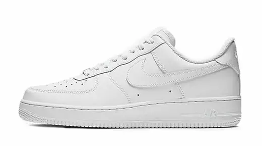 Nike Air Force 1 oinetako zuriak