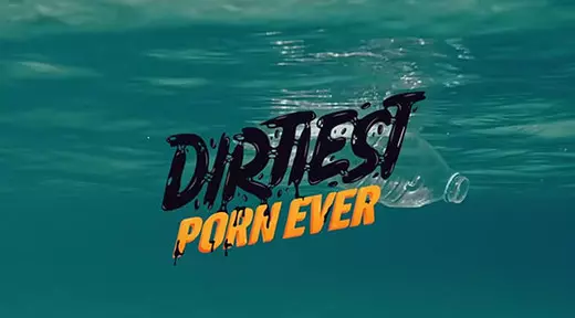 pornhub Ocean Polymers қайырымдылық қорына пайда келтіру үшін мұхиттағы пластикті азайту үшін ең лас порно шығарды.