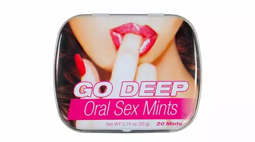 Pumunta sa Deep Spearmint Oral Sex Mints