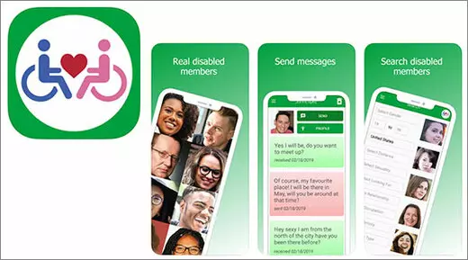 Lógó app dhátú matchmaker míchumais agus screenshots aip dhátú