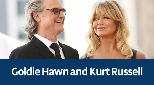 Goldie Hawn at Kurt Russell