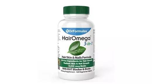 DrFormulas HairOmega 3-in-1 DHT bloķētājs