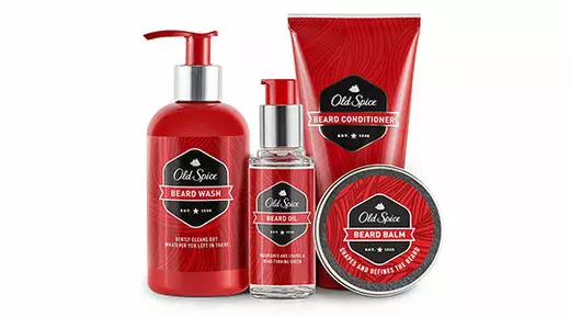 A legjobb általános szakállápoló készlet Old Spice szakállápoló készlet, csupa piros palack