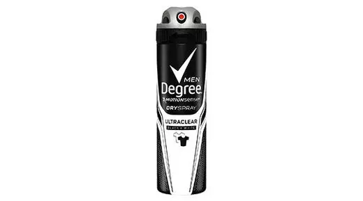 Най-добрият сух спрей за мъже Degree Deodorant Antiperspirant UltraClear Dry Spray