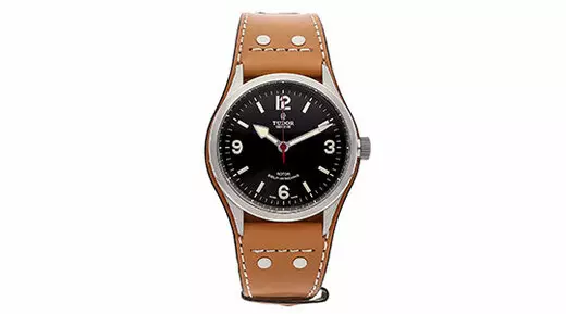 Tudor Heritage Ranger Automatic Black Dial Tobaco Brown Leather Watch Mens Watch 79910-BUNDLTH