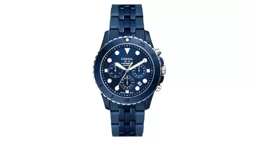 Fossil FB-01 Chronographic Navy Ceramic Watch