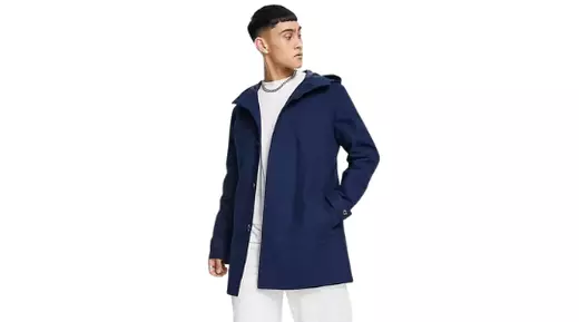 ASOS DESIGN Trench mētelis ar kapuci