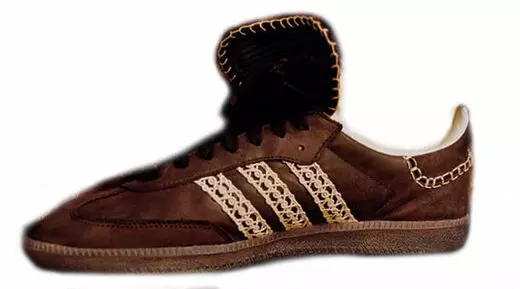 An Bhreatain Bheag Bonner x sneakers donn Adidas