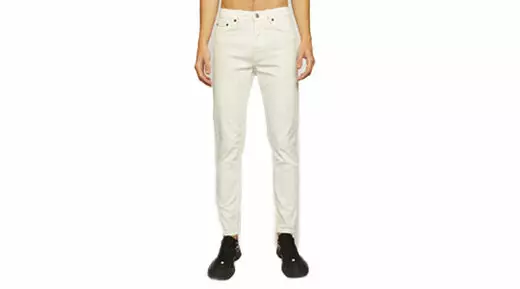 Pantaloni da studio Acne in lana beige