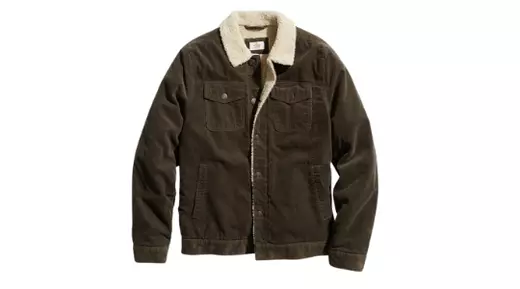 Marine Layer Boise Cord Sherpa Trucker